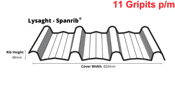 Gutter Guard for Lysaght Spanrib Roofs | LeafStopper DEKGUARD – Leaf ...